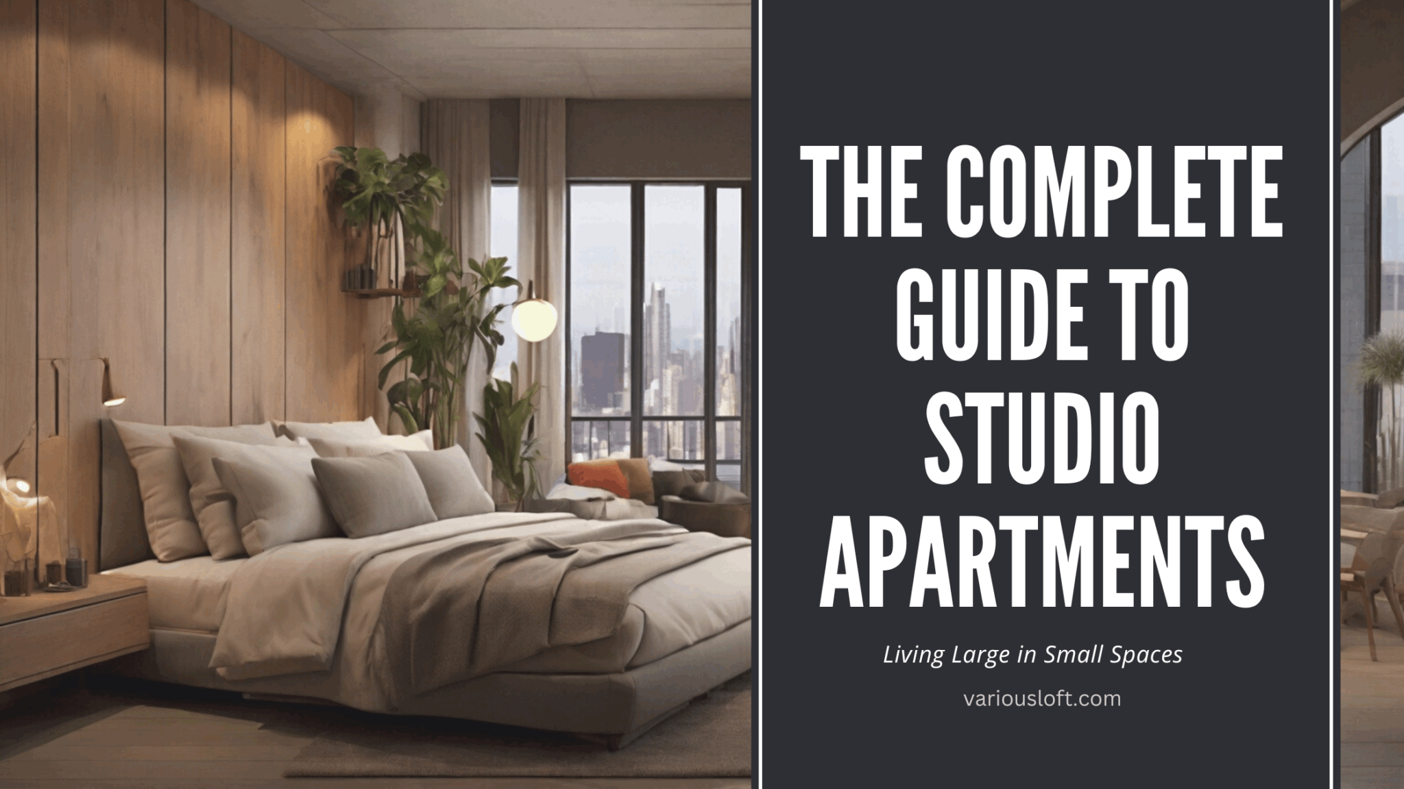 The Complete Guide to Studio Apartments: All In One - Various Loft