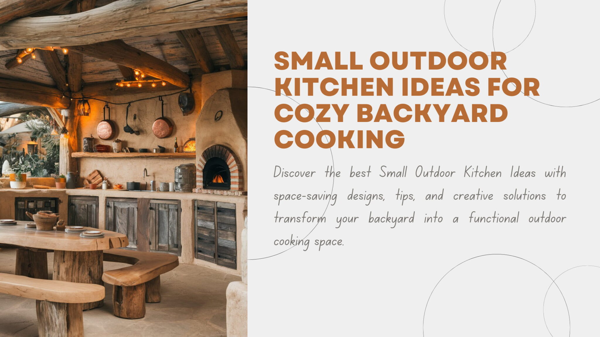 Small Outdoor Kitchen Ideas for Cozy Backyard Cooking - Various Loft