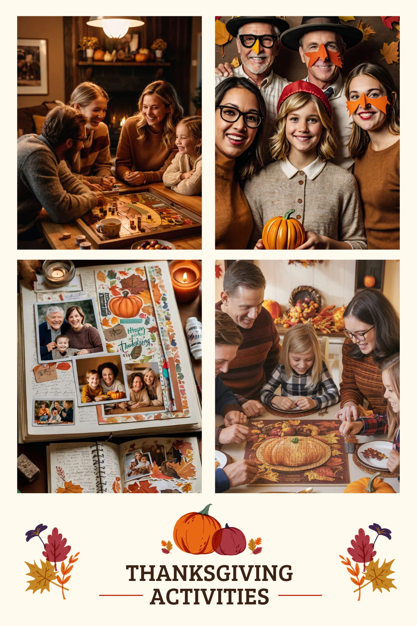 30 Best Thanksgiving Activities For Families - Various Loft