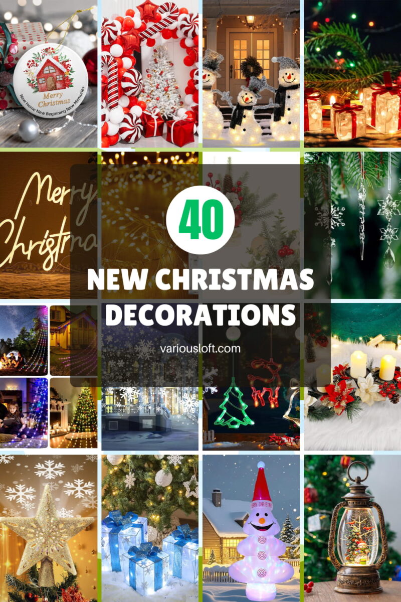 40 New Christmas Decorations to Celebrate the Season - Various Loft