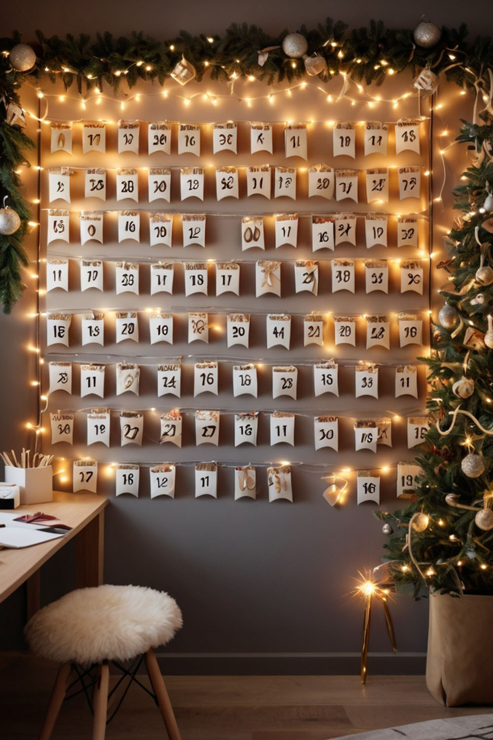 30 Festive Office Christmas Decorations You’ll Love - Various Loft