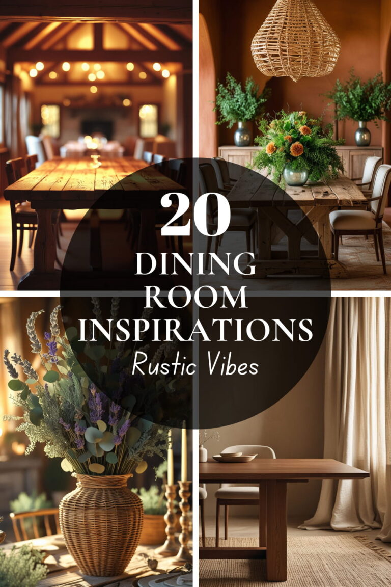 Beautiful Dining Room Inspirations with Rustic Vibes - Various Loft