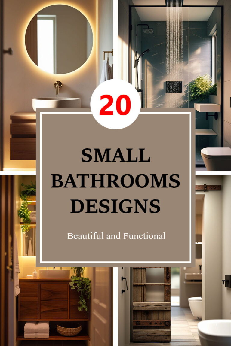 20 Beautiful and Functional Small Bathrooms - Various Loft