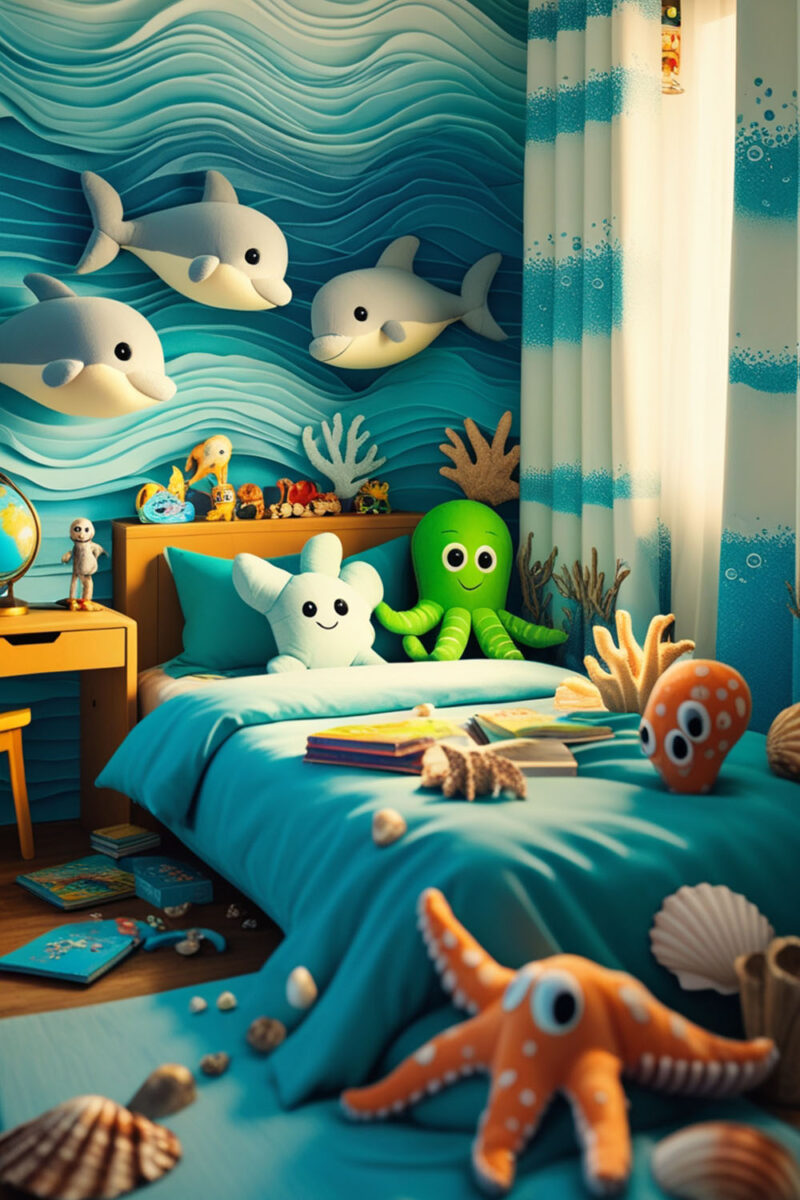 Amazing Kids Room Ideas to Bring the Beach Home - Various Loft