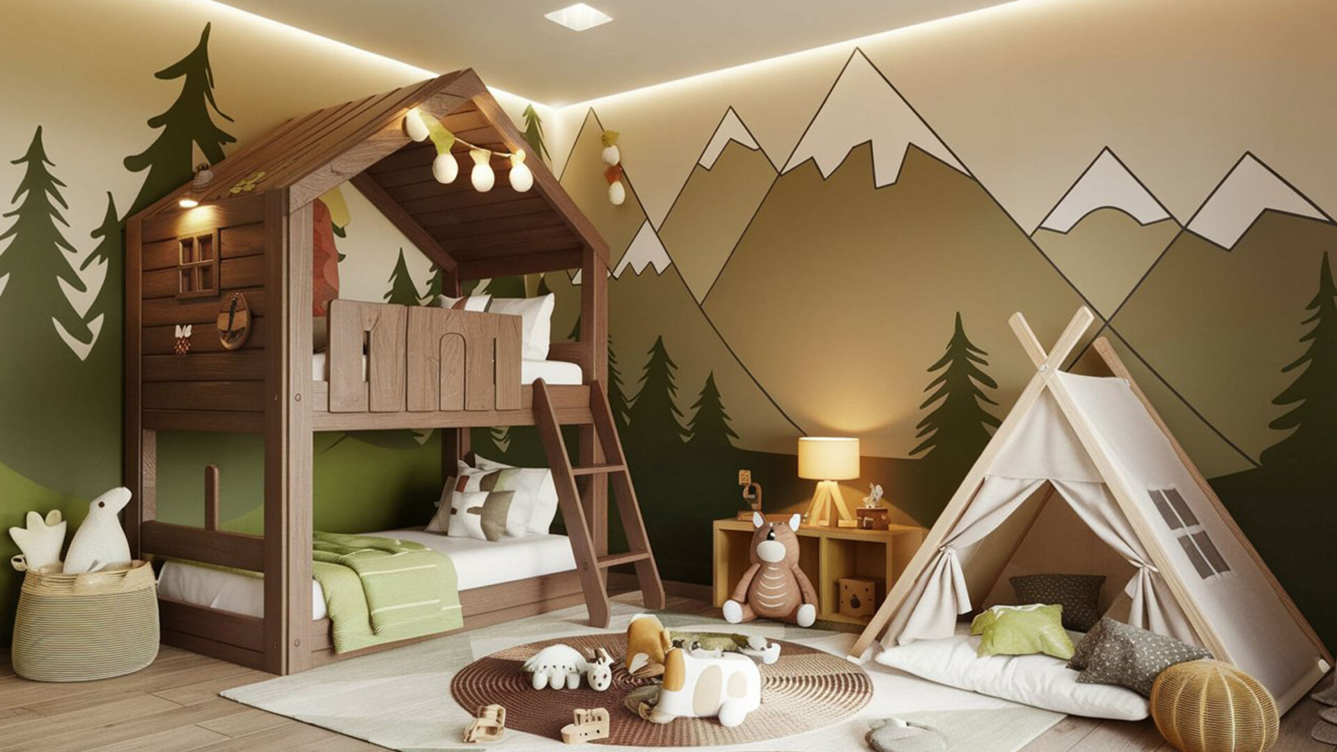 20 Best Kids Room Ideas: Mountain Adventure Themes - Various Loft