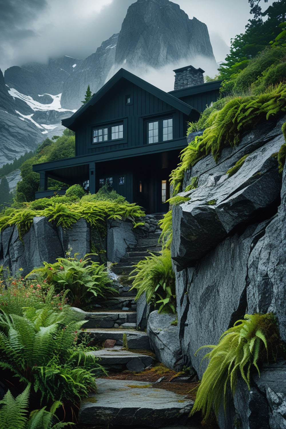 20 Dark Mountain House You’ll Love to Escape To - Various Loft