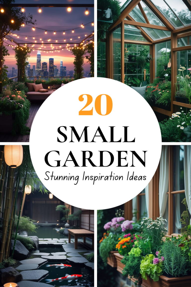 Small Garden Magic: 20 Stunning Inspiration Ideas - Various Loft