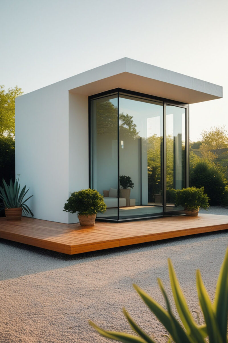 20 Tiny White Houses Exterior Views You’ll Love - Various Loft