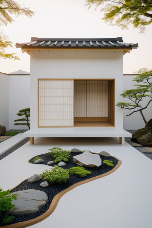 20 Tiny White Houses Exterior Views You’ll Love - Various Loft